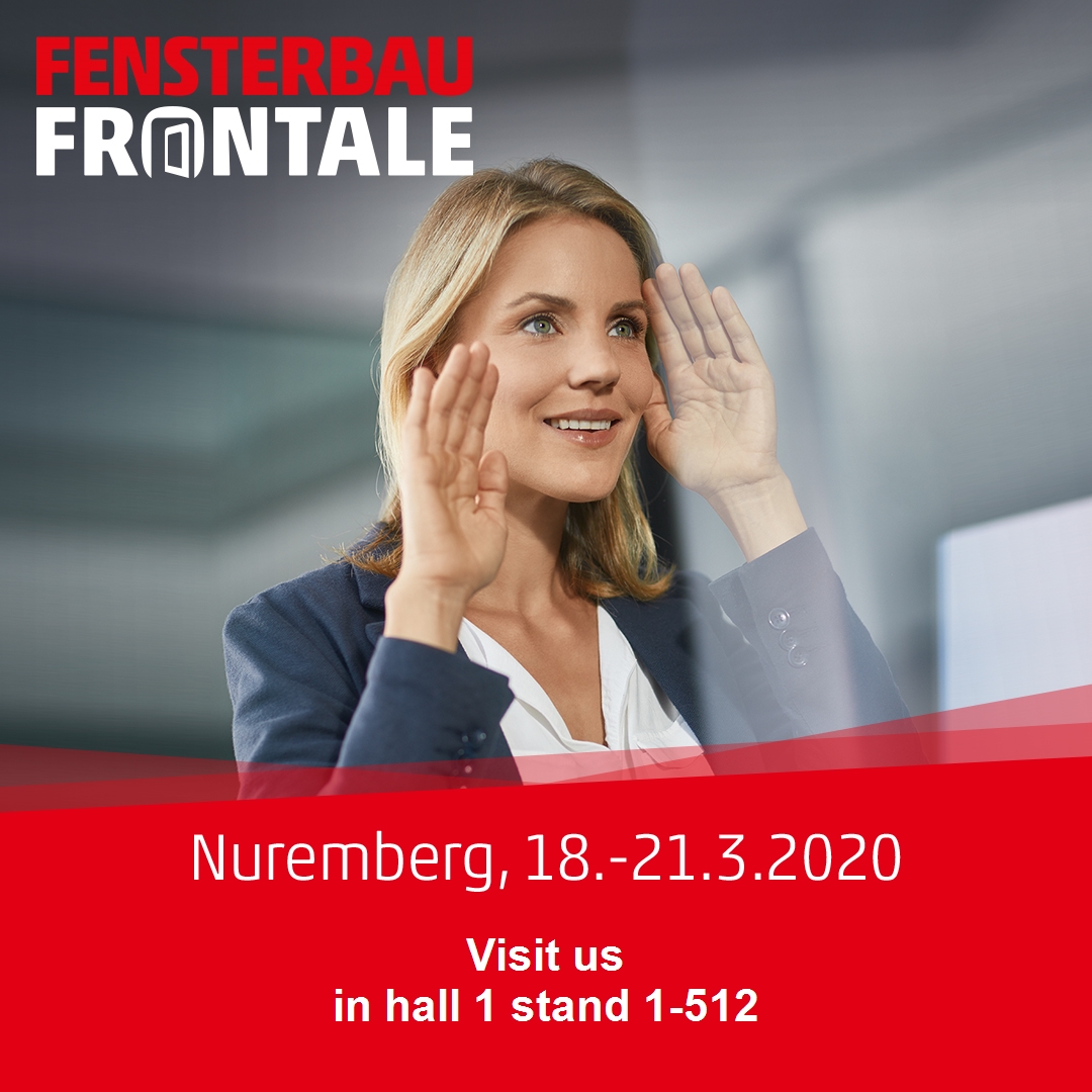18-21 March 2020 Nuremberg Fensterbau Frontale Fair - Sinuwa
